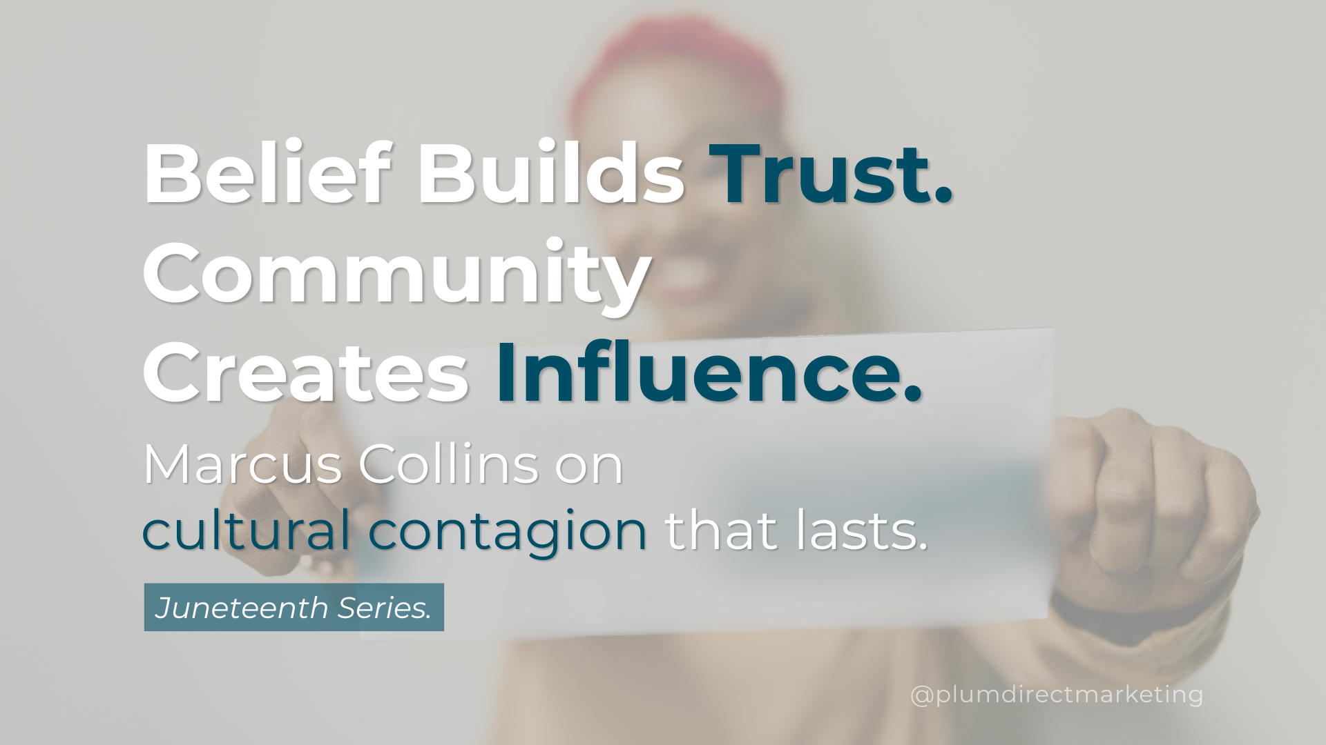 Community Based Marketing: Why Trust Beats Virality | Plum Blog