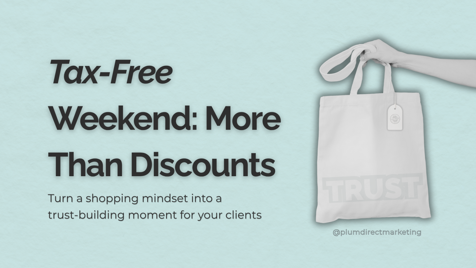 Marketing Ideas for Financial Advisors: Tax-Free Weekend Tips